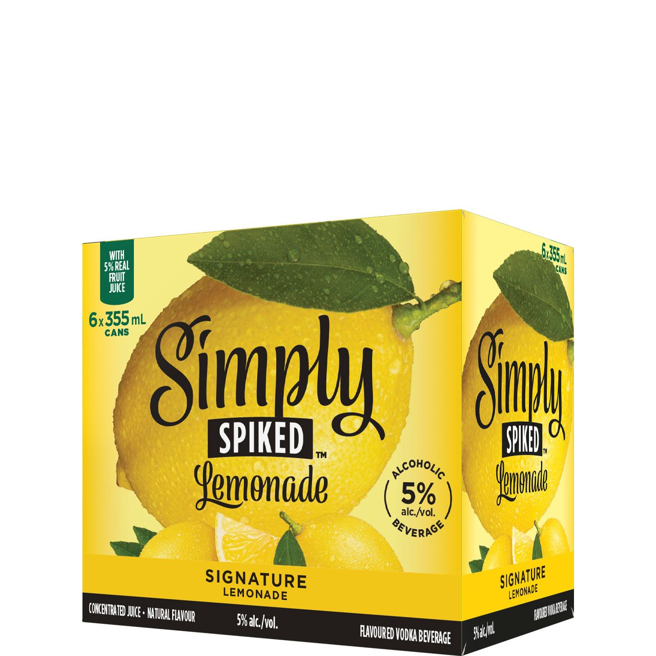 Simply Spiked Signature Lemonade 6 Pack Cans – Newfoundland Labrador ...