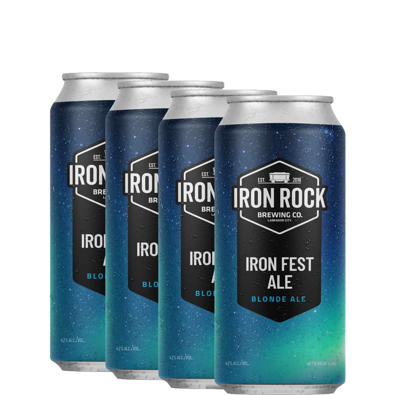 Iron Rock Iron Fest Light Ale 4 Pack Cans – Newfoundland Labrador ...
