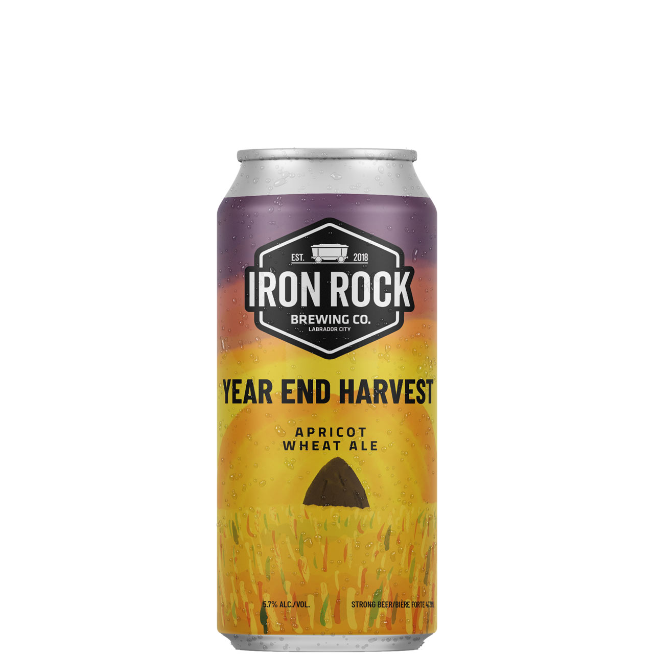 Iron Rock Year End Harvest Apricot Wheat 473ml Can – Newfoundland ...