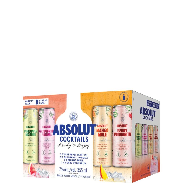 Absolut Sparkling Cocktails Variety 8 Pack Cans – Newfoundland Labrador ...