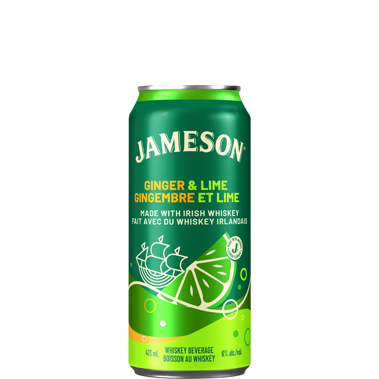 Jameson Ginger & Lime 473ml Can – Newfoundland Labrador Liquor Corporation