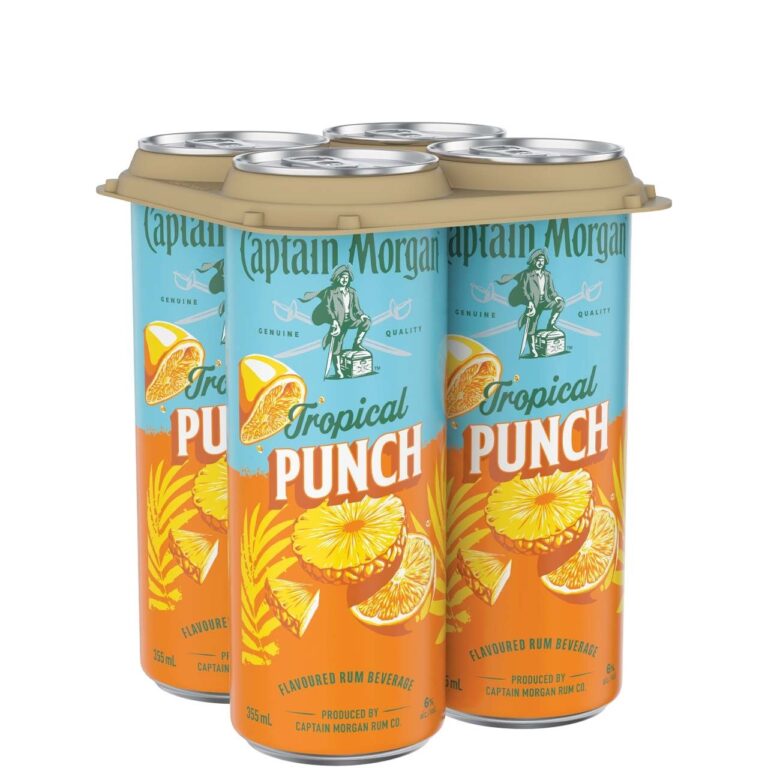 Captain Morgan Tropical Punch 4 pack Cans – Newfoundland Labrador ...
