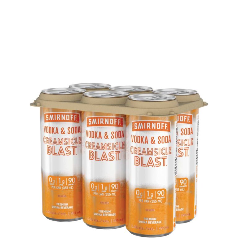 Smirnoff Vodka & Soda Creamsicle Blast 6 Pack Cans – Newfoundland ...