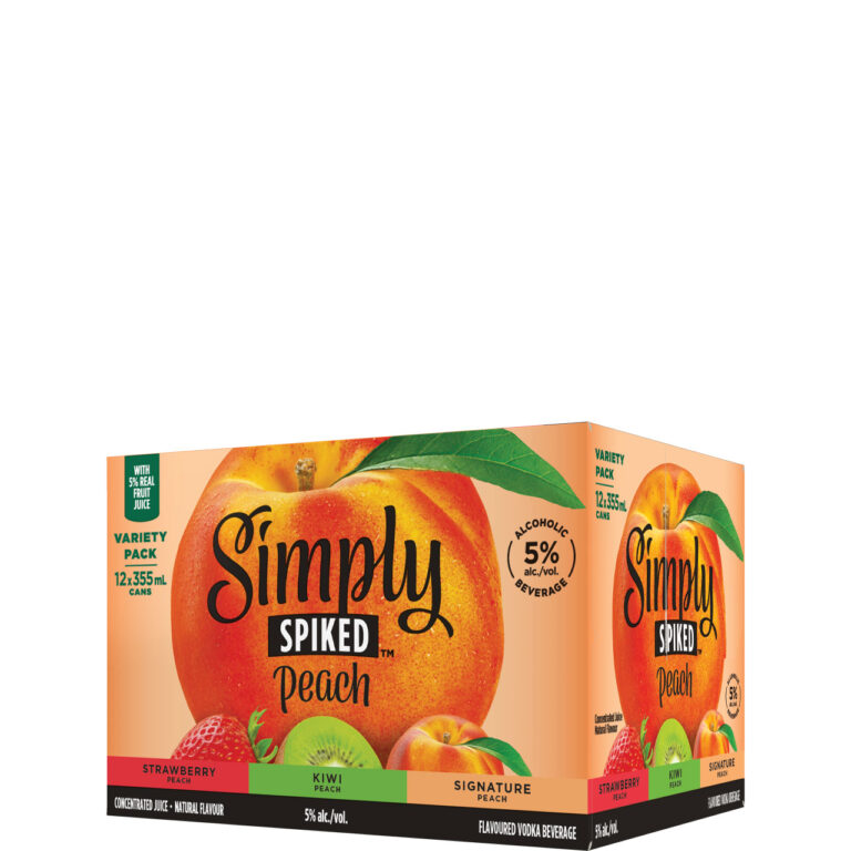Simply Spiked Peach Variety 12 Pack Cans – Newfoundland Labrador Liquor ...