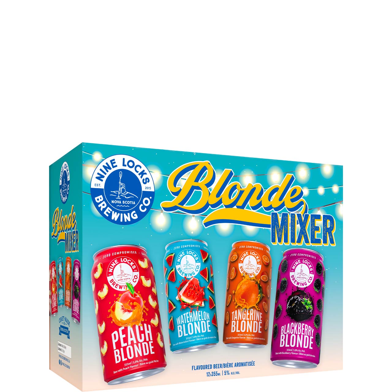 Nine Locks Blonde Mixer 12 Pack Cans – Newfoundland Labrador Liquor ...