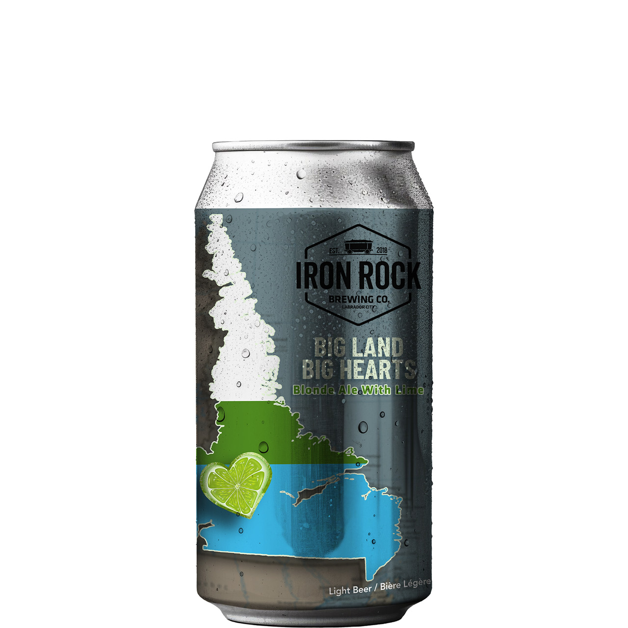 Iron Rock Big Land Big Hearts 473ml Can – Newfoundland Labrador Liquor ...