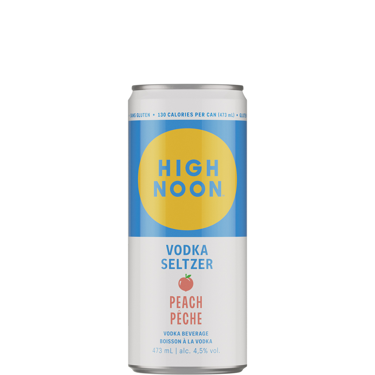High Noon Vodka Seltzer Peach 473ml Can – Newfoundland Labrador Liquor ...