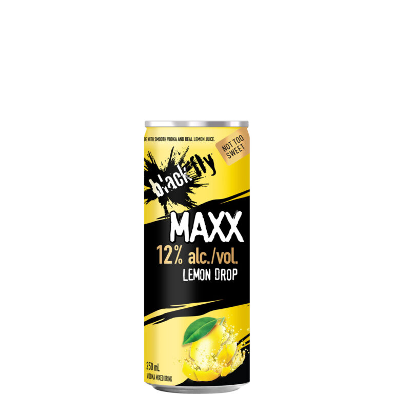 Black Fly MaXX Vodka Lemon Drop 250ml Can – Newfoundland Labrador Liquor Corporation