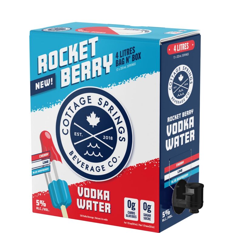 Cottage Springs Rocket Berry Vodka Water – Newfoundland Labrador Liquor ...